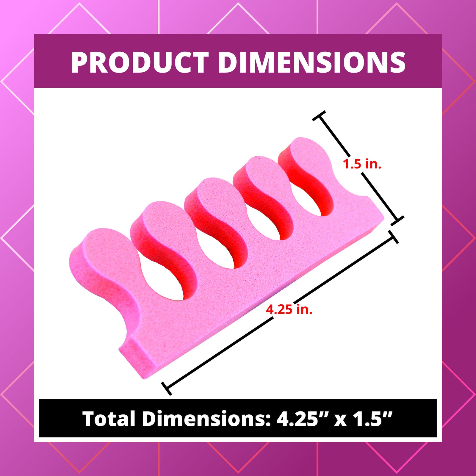 Disposable Foam Toe Separator (4-Holes) – Express Nail Supply